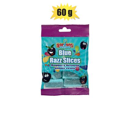 Classic Wholesalers - Party - Sweet Blue Razz Slices Gs 60G (Th)